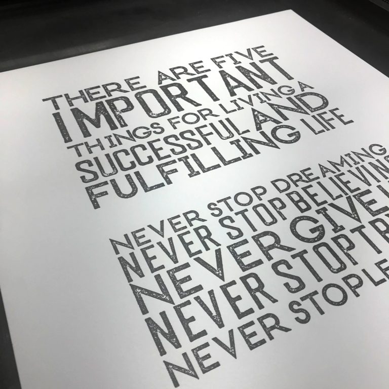 Letterpress Prints Archives - Letterpress Design